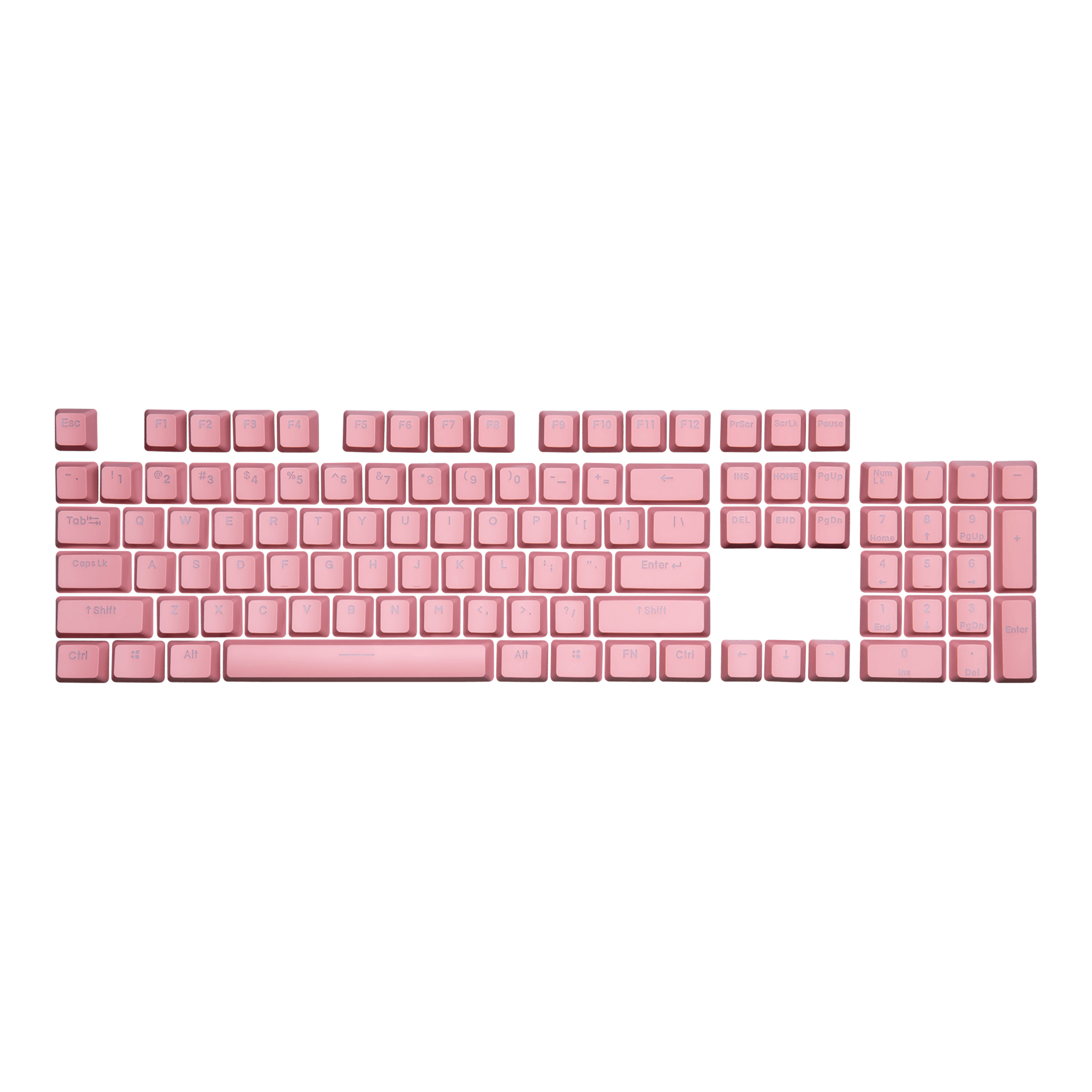 Cooler Master PBT doubleshot backlit keycap set - Sakura Pink - US QWE ...