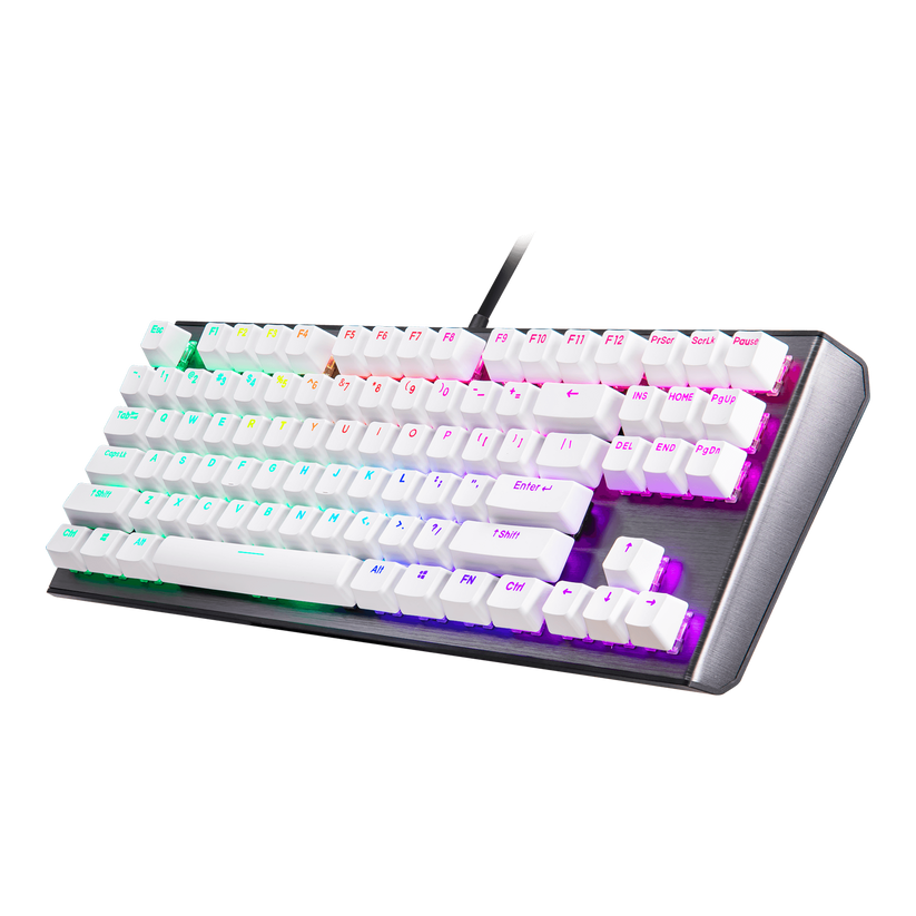 Cooler Master PBT doubleshot backlit keycap set - White - US QWERTY ...